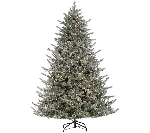 GERSON INTERNATIONAL 7.5' Lightly Flocked Natural Cut Olympia Fir Gerson Co - One-color