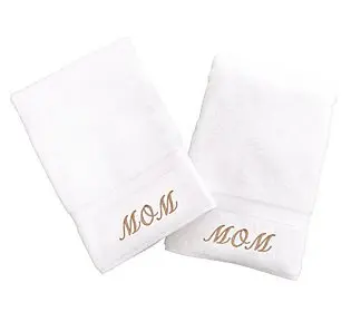 LINUM HOME TEXTILES Mom' 2-piece Hand Towels - One-color
