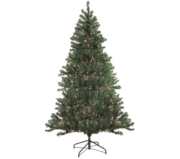 NORTHLIGHT Prelit Balsam Pine Artificial Christ Mas Tree - One-color