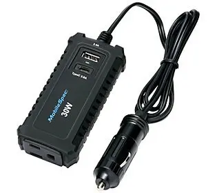 MOBILESPEC 30w Power Strip Inverter - One-color