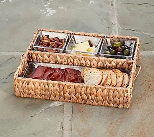 ARTLAND Garden Terrace Double Tray Server