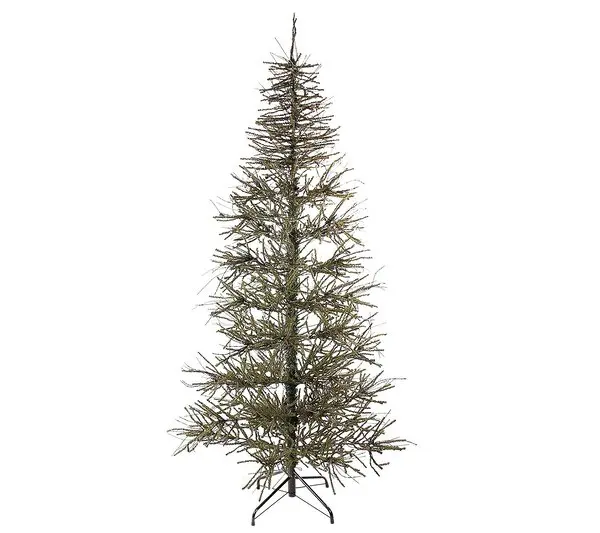 NORTHLIGHT Slim Warsaw Twig Artificial Christma S Tree - One-color