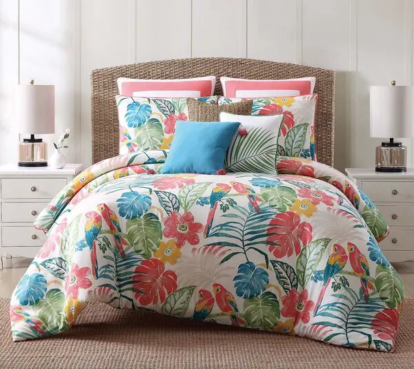 OCEANFRONT RESORT Coco Paradise Full/queen Comf Orter Set - One-color