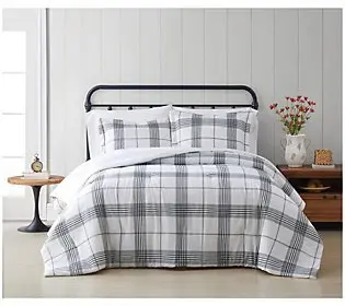 COTTAGE CLASSICS Cottage Plaid 3-piece King Com Forter Set