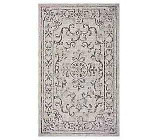 OX BAY TRADING CO. Ox Bay Distressed Medallion I/o Sun Shower Rug 8' X 10 - One-color