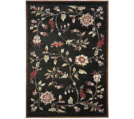 SAFAVIEH Lyndhurst Floral Swirl Power Loomed 8' X 11' Ru G - One-color