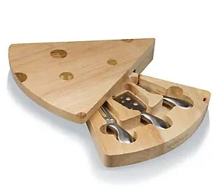 PICNIC TIME Swiss Cheese Board & Tool Set