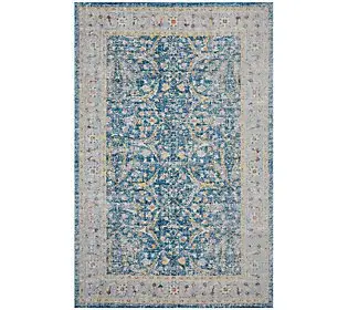 OX BAY TRADING CO. Ox Bay Botanic Blue Dream Indoor/outdoor 5'3'x7 '10' Area Rug - One-color