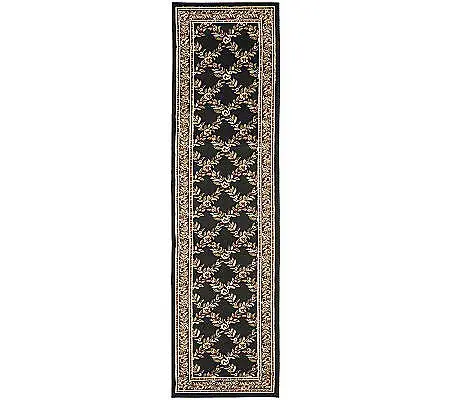 SAFAVIEH Lyndhurst Open Floral Power Loomed 2'3' X 8' Ru Nner - One-color