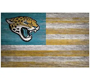 NFL Distressed Wall Decor Flag - One-color