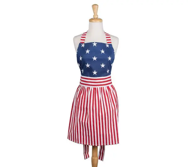 DESIGN IMPORTS American Flag Apron