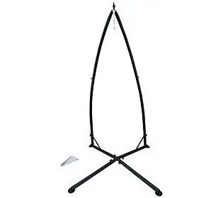 BACKYARD EXPRESSIONS X-base Hanging Hammock Cha Ir Stand - One-color