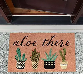 DESIGN IMPORTS Aloe There Doormat