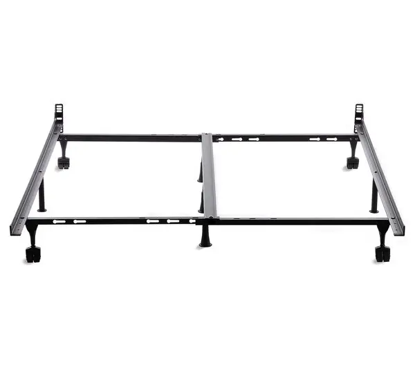 BROOKSIDE Adjustable Metal Bed Frame Rug Roll Ers Twin-kin - One-color