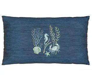 LINUM HOME TEXTILES Aaron Denim Pillow Cover - One-color