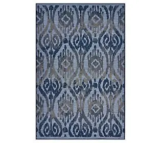 OX BAY TRADING CO. Ox Bay Modern Ikat Indoor/outdoor 5' X 7' Retre At Rug - One-color