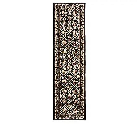 SAFAVIEH Lyndhurst Floral Lattice Power Loomed 2'3' X 8' Runner - One-color