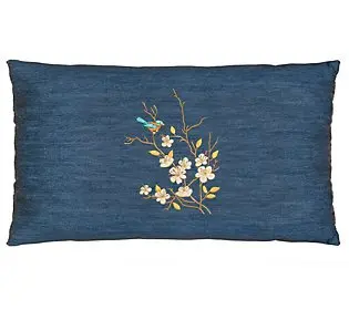 LINUM HOME TEXTILES Springtime Denim Pillow Cov Er - One-color
