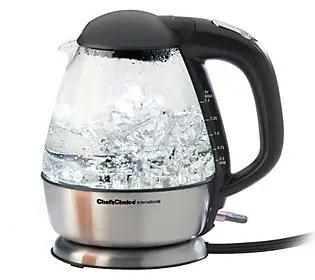 CHEF'S CHOICE Cordless Electric Glass Kettle - One-color