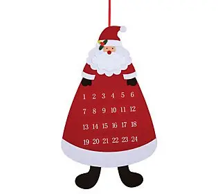 C&F HOME Santa Advent Calendar By - One-color