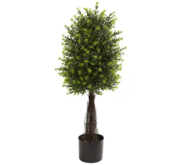 NEARLY NATURAL 35' Ixora Topiary By - One-color