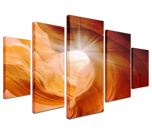 LAVISH HOME Moises Levy 'smooth Ii' Canvas Mult I-print Set