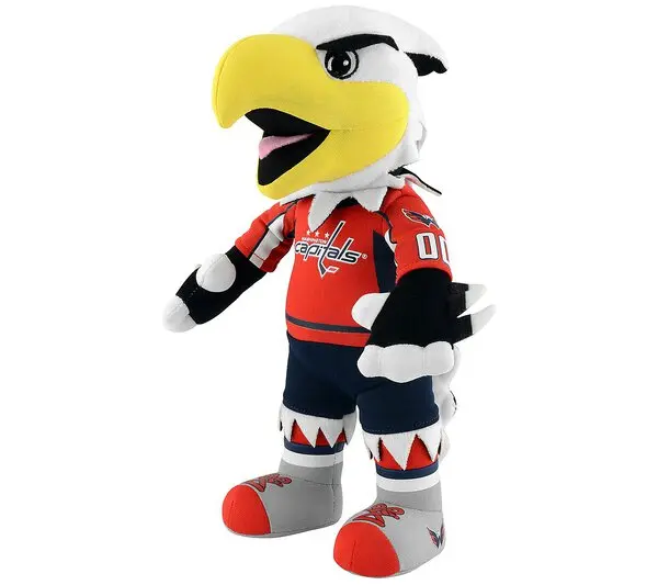 BLEACHER CREATURES Nhl Capitals Slapshot Mascot 10' Plush
