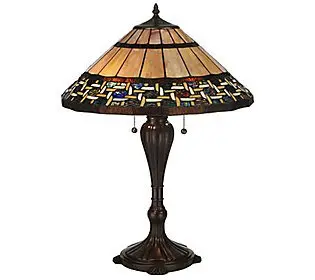 MEYDA Tiffany Style 25'h Ilona Table Lamp - One-color