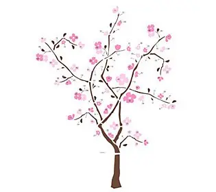 ROOMMATES Spring Blossom Peel & Stick Giant Wal L Decal - One-color