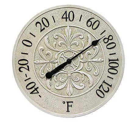 INFINITY Blanc Fleur Thermometer By - One-color