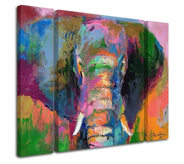 LAVISH HOME Richard Wallich 'elephant 2' Multi- Panel Set