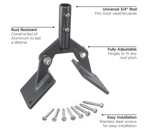 GOOD DIRECTIONS Adjustable Weather Vane Roof Mount Good Dire Ctions