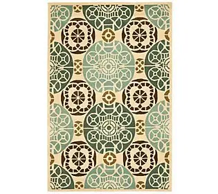 SAFAVIEH Capri Collection Overdye 3' X 5' Wool Nd Viscose Rug - One-color