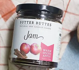 SUTTER BUTTES NATURAL AND ARTISAN FOODS Set Of 2 Warm Spiced Apple Jam