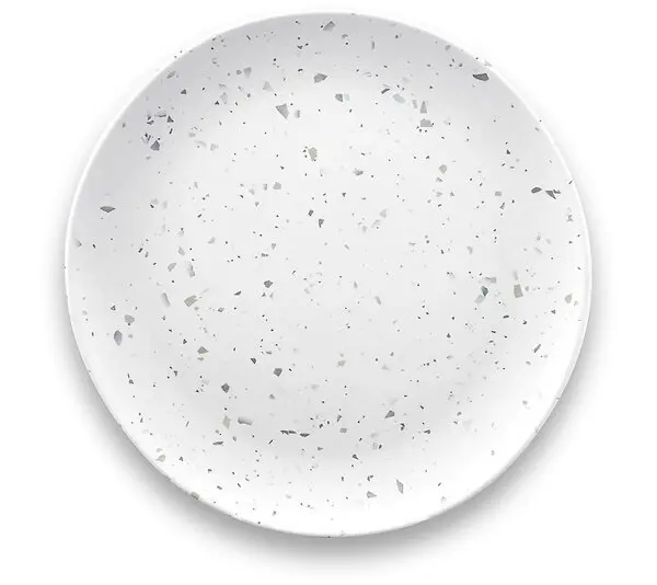 TARHONG Melamine Terrazzo-look Set Of 6 Salad P Lates - One-color