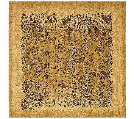 SAFAVIEH Lyndhurst 6' X 6' Paisley Life Power Loomed Squ Are Rug - One-color
