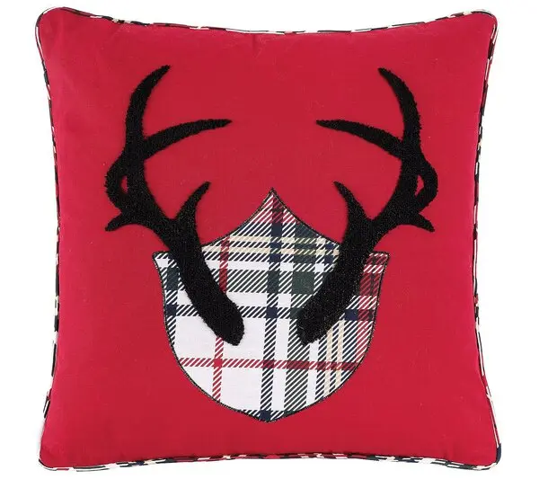 C&F HOME Antler Mount Pillow - One-color