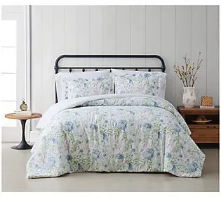 COTTAGE CLASSICS Field Floral 3-piece King Comf Orter Set - One-color