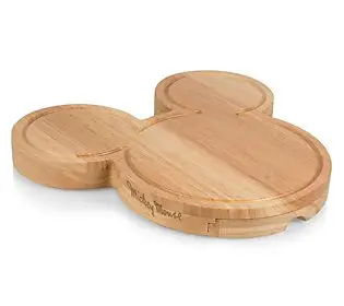 PICNIC TIME Mickey Mouse Shaped Cheese Board & Ool Set