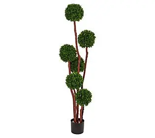 NEARLY NATURAL New Boxwood Tree By - One-color
