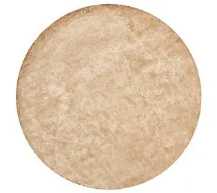 MARTHA STEWART Damask 6' X 6' Round Rug - One-color
