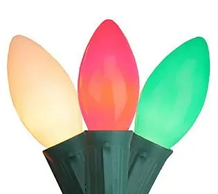 NORTHLIGHT 25 Opaque C9 Christmas Lights - One-color