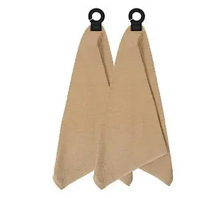 RITZ Set Of Two Hook And Hang Woven Kitchen Tow Els - One-color