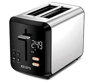 KRUPS My Memory Digital Stainless Steel 2-slot Toaster