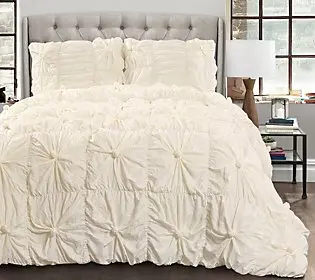 LUSH DECOR Bella 3-piece Full/queen Comforter Set Lush Ecor - One-color