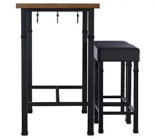 LINON Home Avery Three Piece Pub Table & Stool Itchen Set