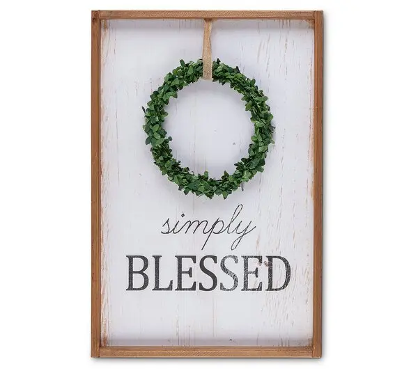 GERSON INTERNATIONAL Assorted Wreath Message Wall Decor Gerson Co