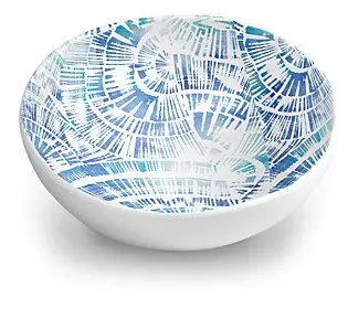 TARHONG Coastal Scallops 7' Serving Bowl - One-color