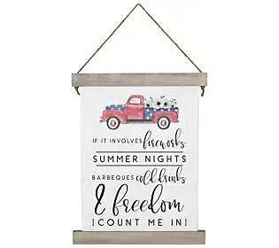 SINCERE SURROUNDINGS Summer Nights Hanging Canvas Sincere Surroun Dings - One-color