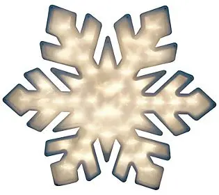 NORTHLIGHT Lighted Snowflake Christmas Window D Ecoration